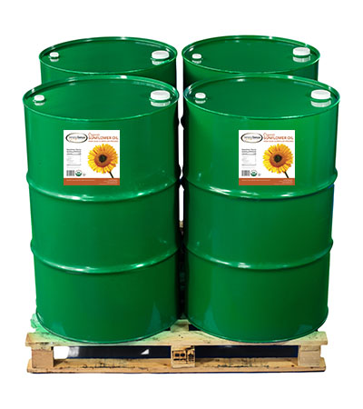 Buy Organic Sunflower Oil, High Oleic Expeller Pressed | Drums